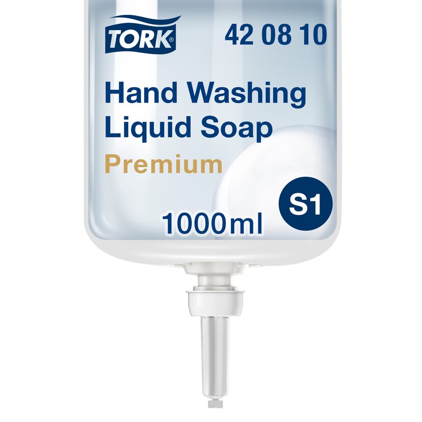 Tork Liquid Soap Dispenser with Arm Lever White S1