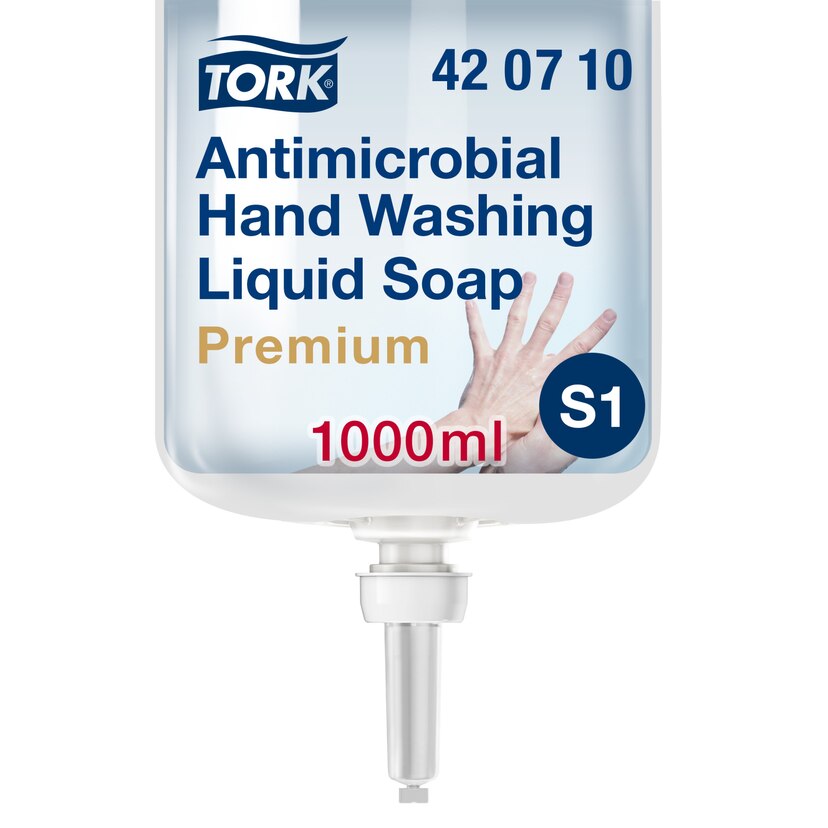 Tork Liquid Soap Dispenser with Arm Lever White S1