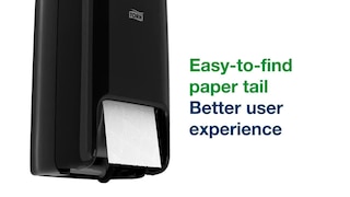 Tork OptiServe® 4-Roll Coreless Toilet Paper Dispenser Black T7/T5