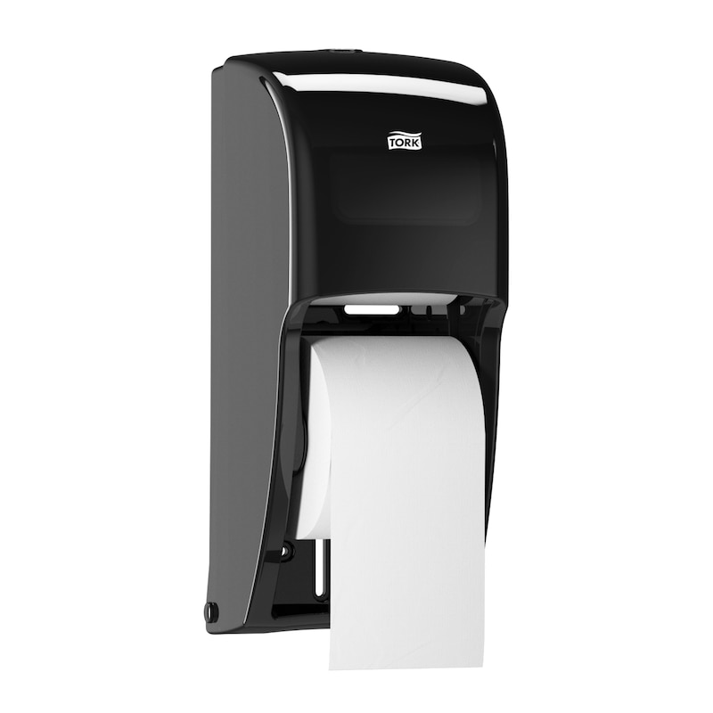 Tork Elevation Coreless High Capacity Toilet Paper Dispenser Vertical tork-elevation-coreless-high-capacity-toilet-paper-dispenser-vertical